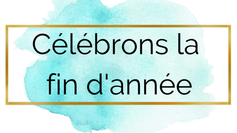 Activités pour la fin d'année