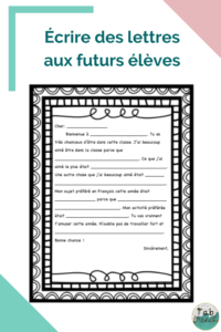 Activités pour la fin d'année