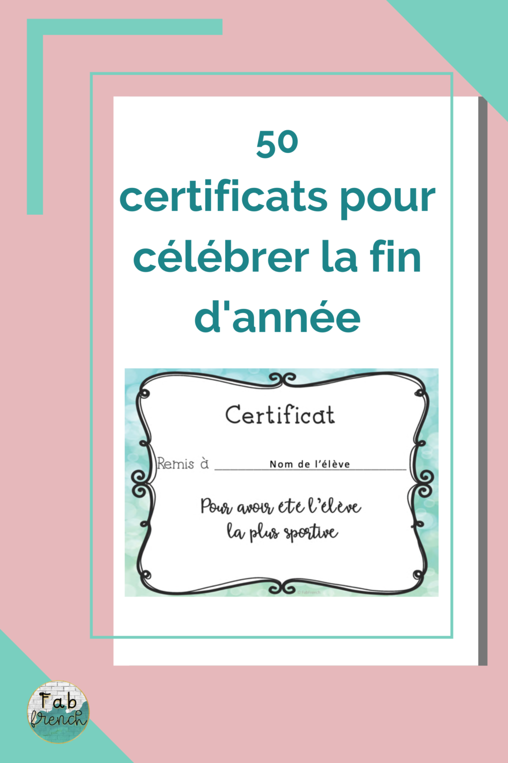 Activités pour la fin d'année